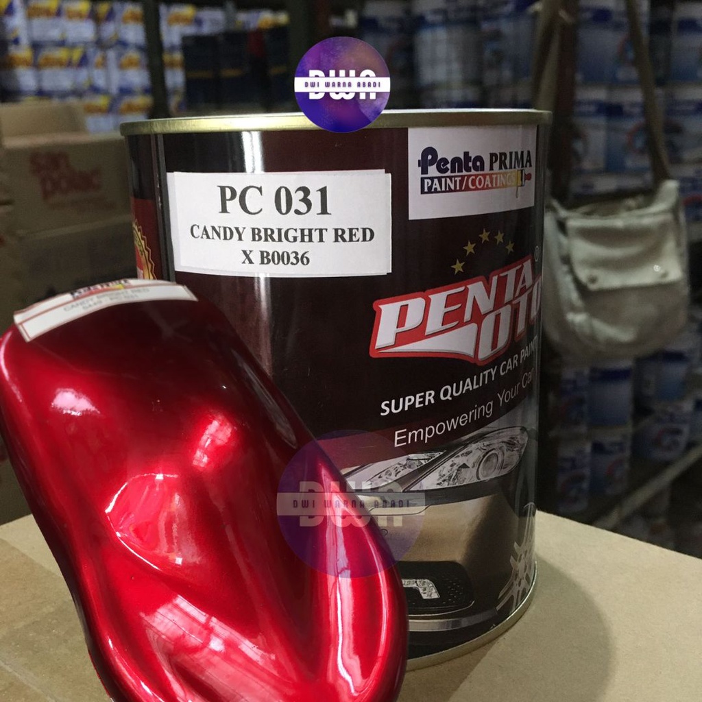 Jual Cat Candytone Candy Bright Red PC 031 PU Penta Oto Candy Tone ...