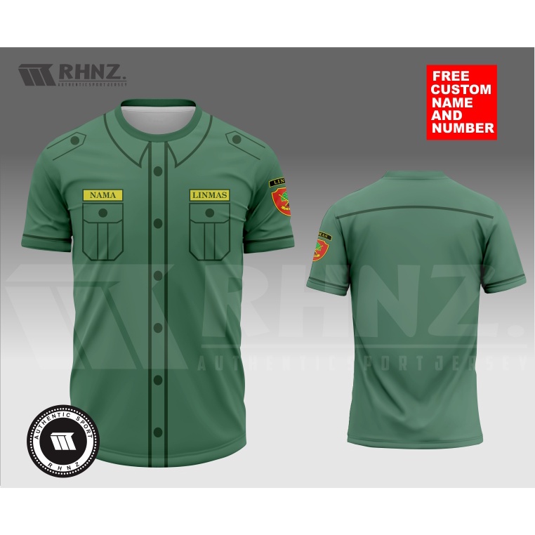 Jual JERSEY PRINTING LINMAS TERBARU 2023/SERAGAM PRINTING LINMAS LENGAN ...