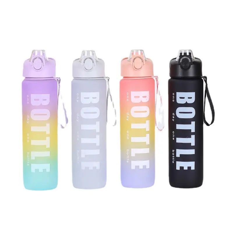 Jual BOTOL MINUM 1 LITER BOTOL MINUM 1000ML BOTOL MINUM VIRAL WARNA ...