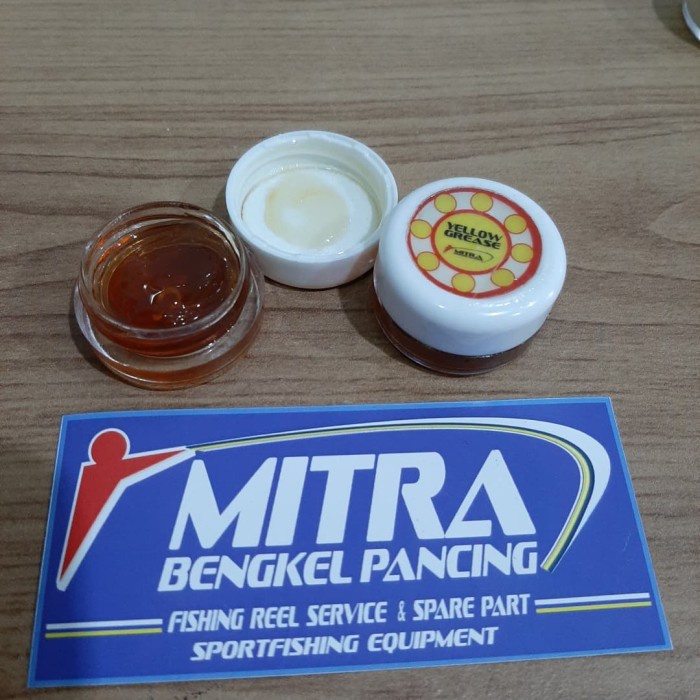 Jual Yellow Grease 12 grm grease bearing size kecil stampet gemuk lahar ...