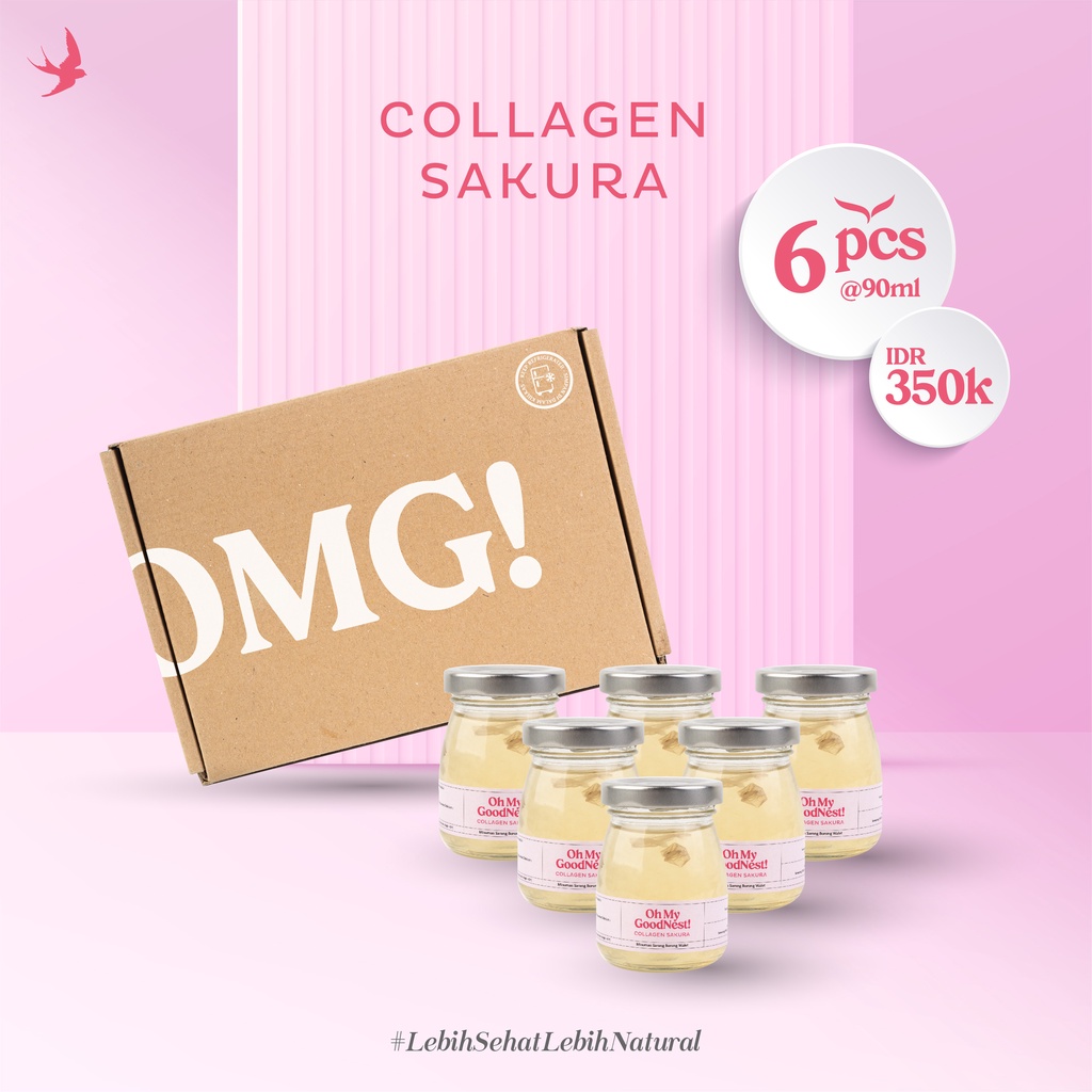 Jual Sarang Burung Walet Collagen Sakura 6 Series by Oh My GoodNest ...