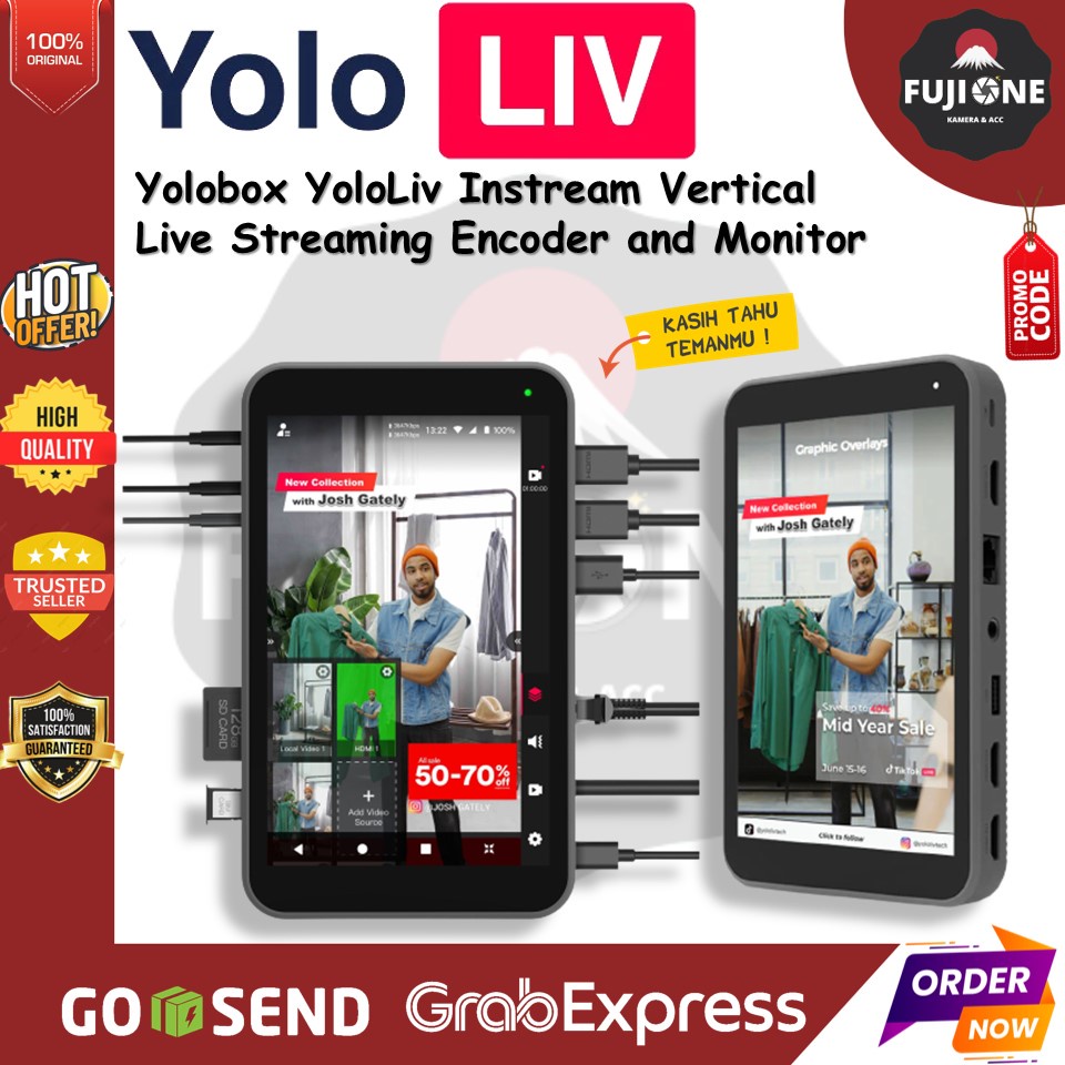 Jual Yolobox YoloLiv Instream Vertical Live Streaming Encoder and Monitor | Shopee Indonesia