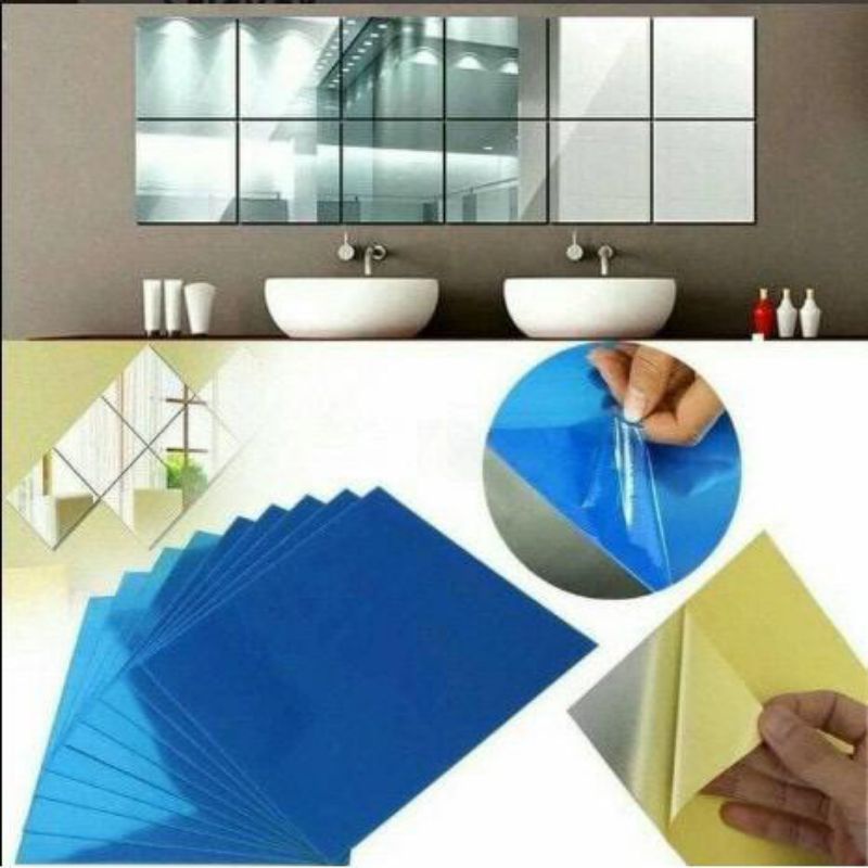 Jual Plastik Mirror Tempel | Kaca Tempel Aesthetic COD | Shopee Indonesia