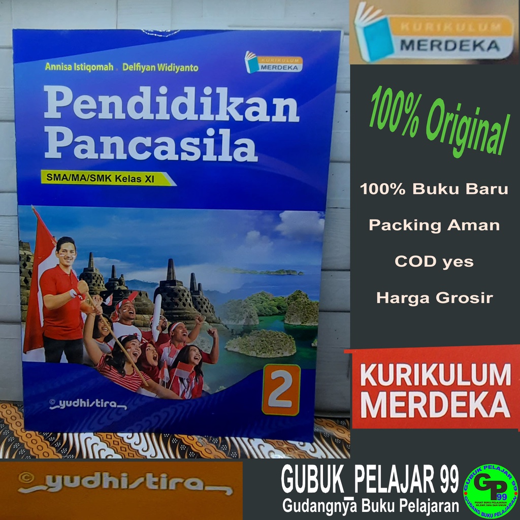 Jual Buku Siswa PENDIDIKAN PANCASILA Kelas 11 / 2 / XI SMA/MA/SMK Kurikulum Merdeka Penerbit ...