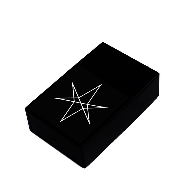 Jual KOTAK ROKOK BOX HITAM /KADO ULANGTAHUN / KOTAK ROKOK PLASTIK ...