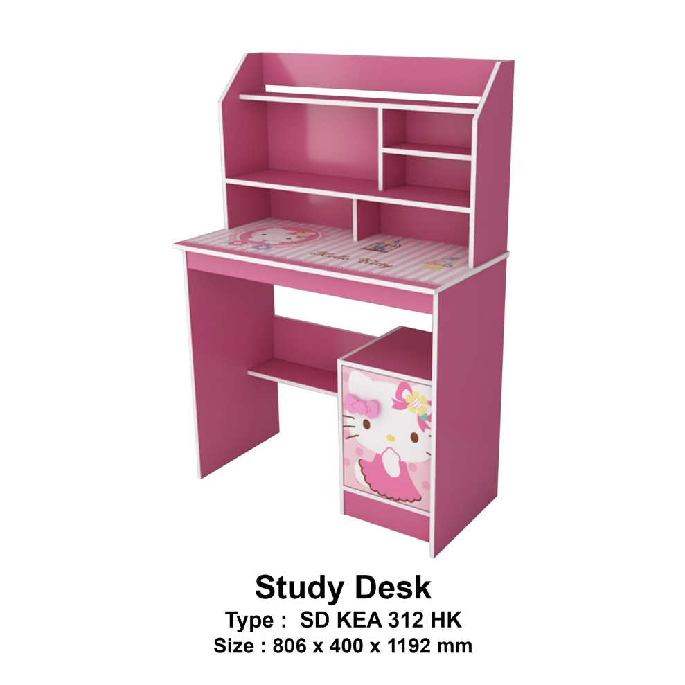 Jual Meja Belajar anak karakter-Lemari Buku-Meja Tulis | Shopee Indonesia