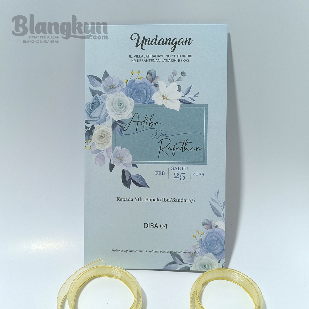 Jual DIBA 04 Blangko Undangan | Shopee Indonesia