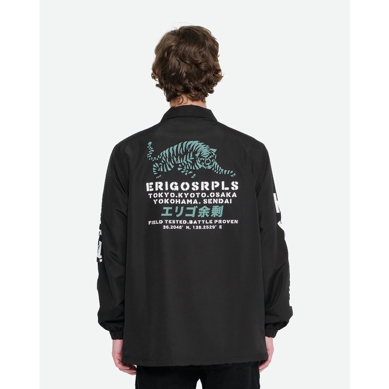 Jual Erigo Coach Jacket Surplus Black Unisex | Shopee Indonesia