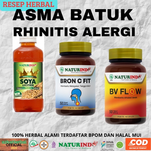 Jual Obat Asma Herbal Batuk Pilek Rhinitis Alergi Nyeri Dada Gatal ...