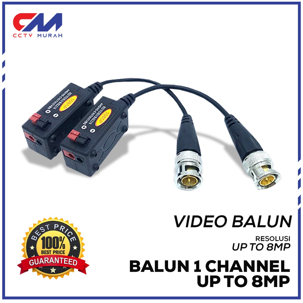 Jual VIDEO BALUN AHD SUPPORT 5MP BL-BL5MP || Connector Balun For Camera ...