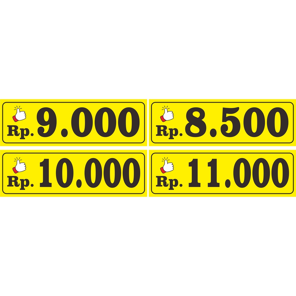 Jual Stiker Label Harga Produk untuk Warung Dll | Shopee Indonesia
