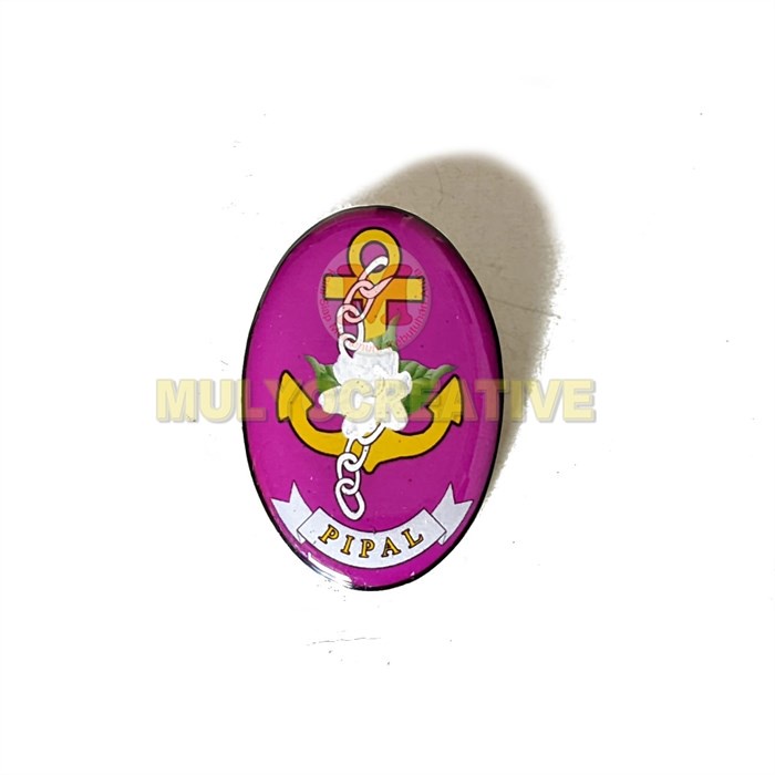 Jual Pin Pipal Model Oval Pin Logo Paguyuban Istri Purnawirawan AL ...