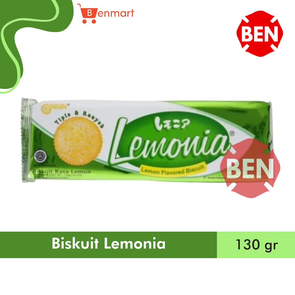 Jual Biskuit Lemonia 130g 130gr 130 g gr Nissin Biskuit Lemon Cookies ...