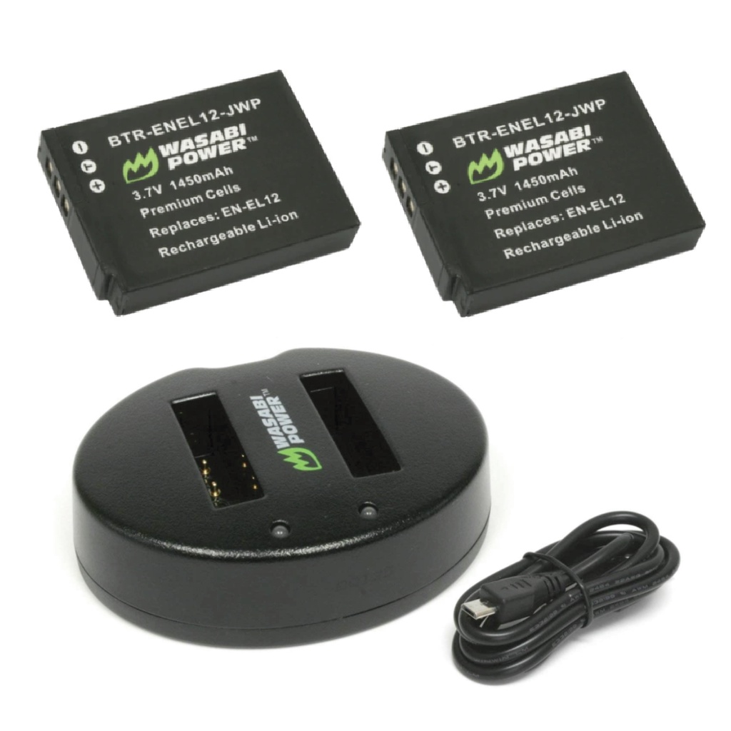 Jual Wasabi Power Battery & Charger for Nikon EN-EL12 ENEL12 Baterai ...