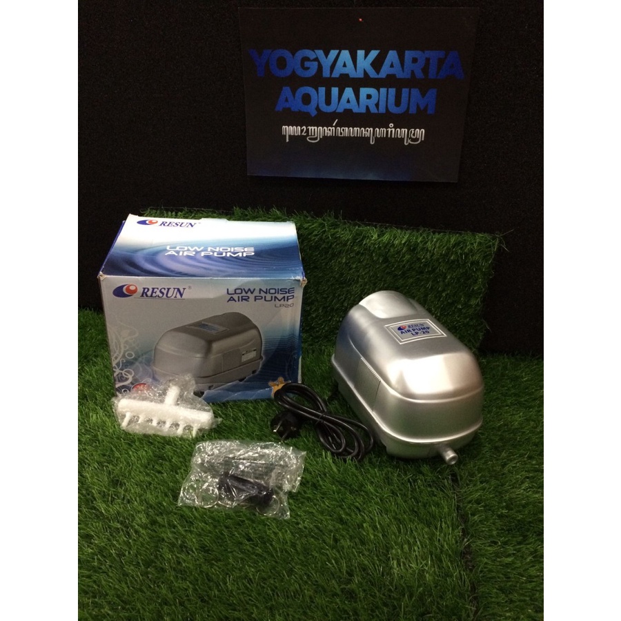 Jual RESUN LP-20 Pompa Udara Aerator Low Noise Air Pump Blower 17W 22L ...