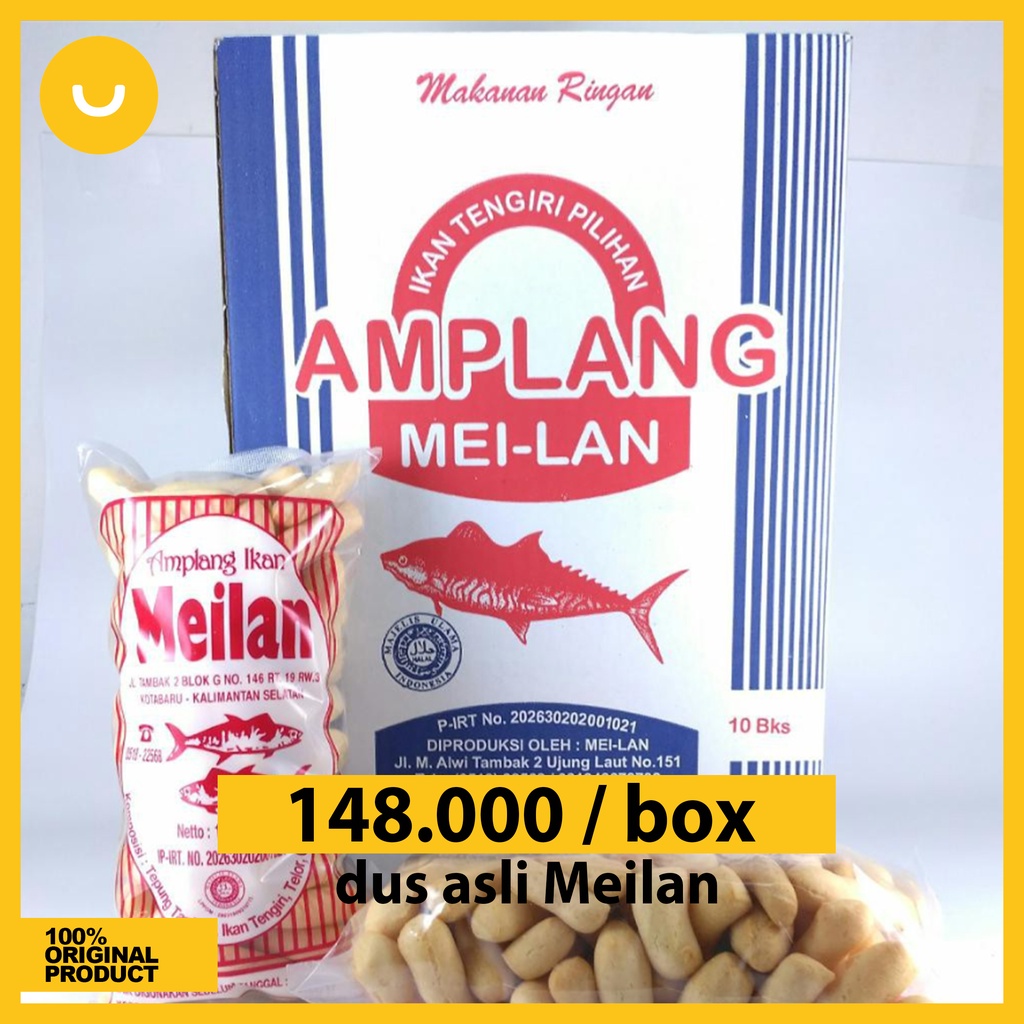 Jual ECER MEILAN Amplang Ikan Tenggiri Kuku Macan Oleh-oleh Khas ...