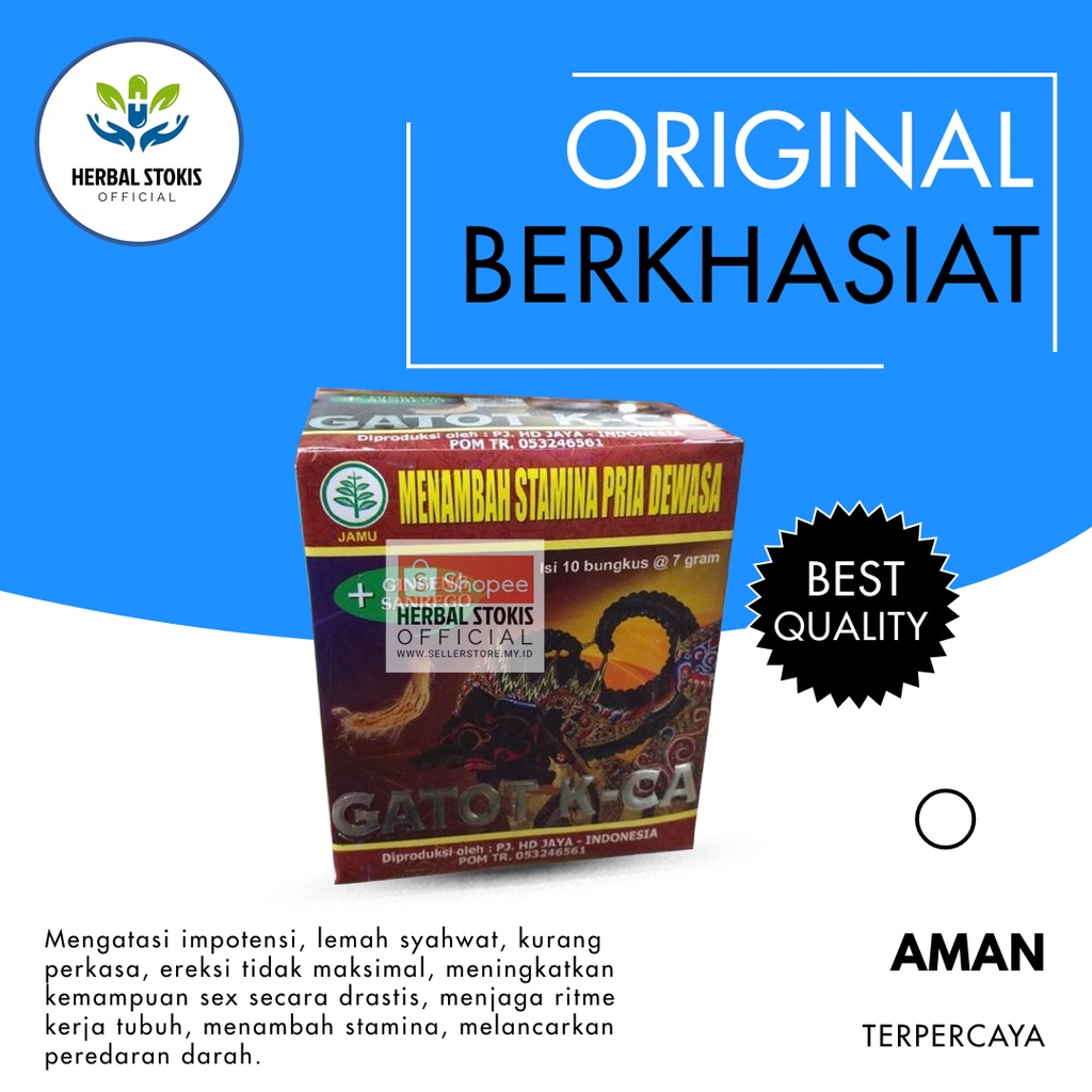 Jual Serbuk Gatot Kaca KCA Asli Original Jamu (Kuat) Bubuk Herbal ...