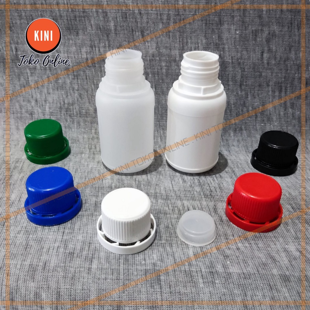 Jual ' Botol LABOR 100 ml agro Pert 100ml Plastik HDPE pupuk Bulet ...
