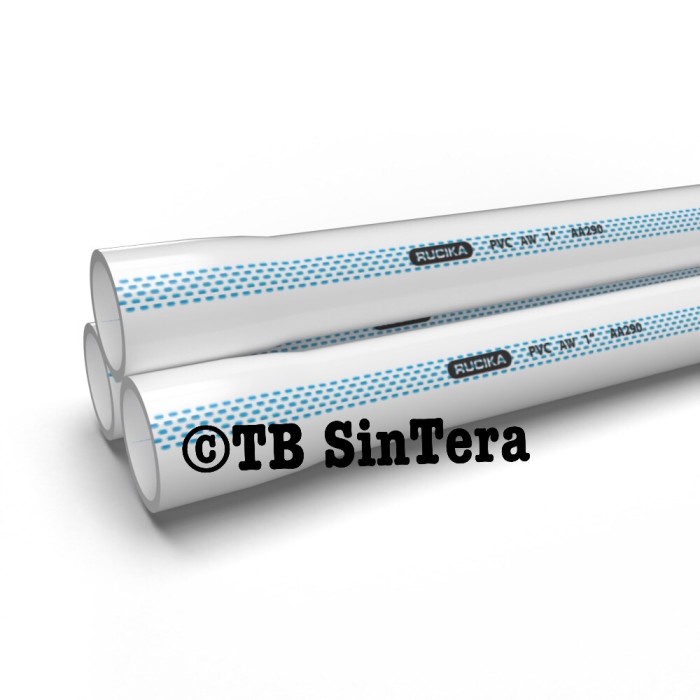 Jual Terlaris Pipa Pvc 2" Inch Aw Putih Rucika Wavin Per Batang ...