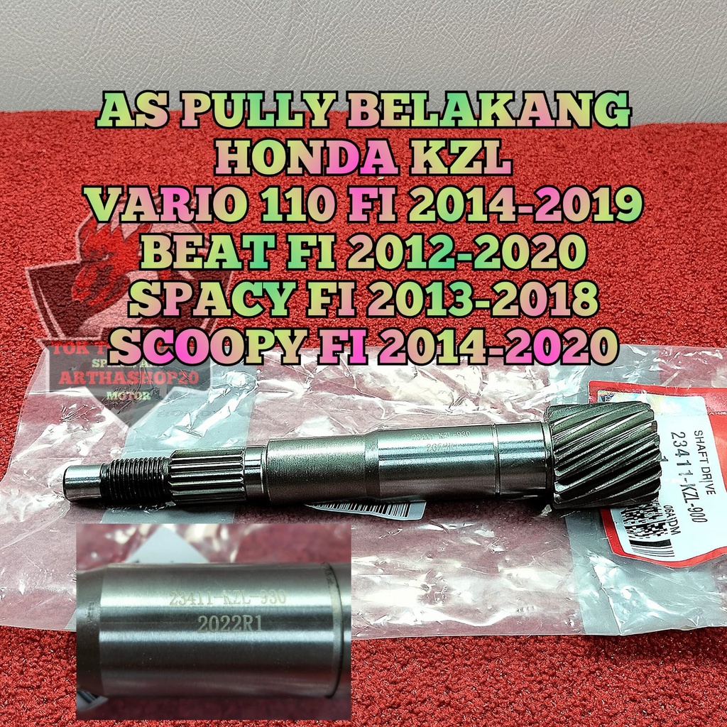 Jual As Pully Kzl Motor Honda Beat Fi , Beat Esp , Beat Pop , Scoopy FI ...