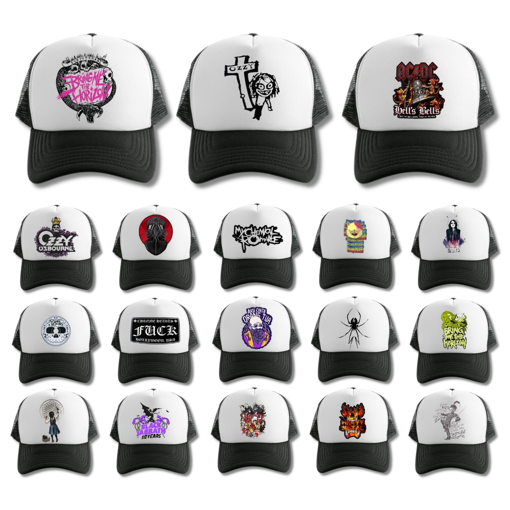 Jual Topi Trucker / Topi Band / Topi Baseball / Trucker Hat / Topi ...