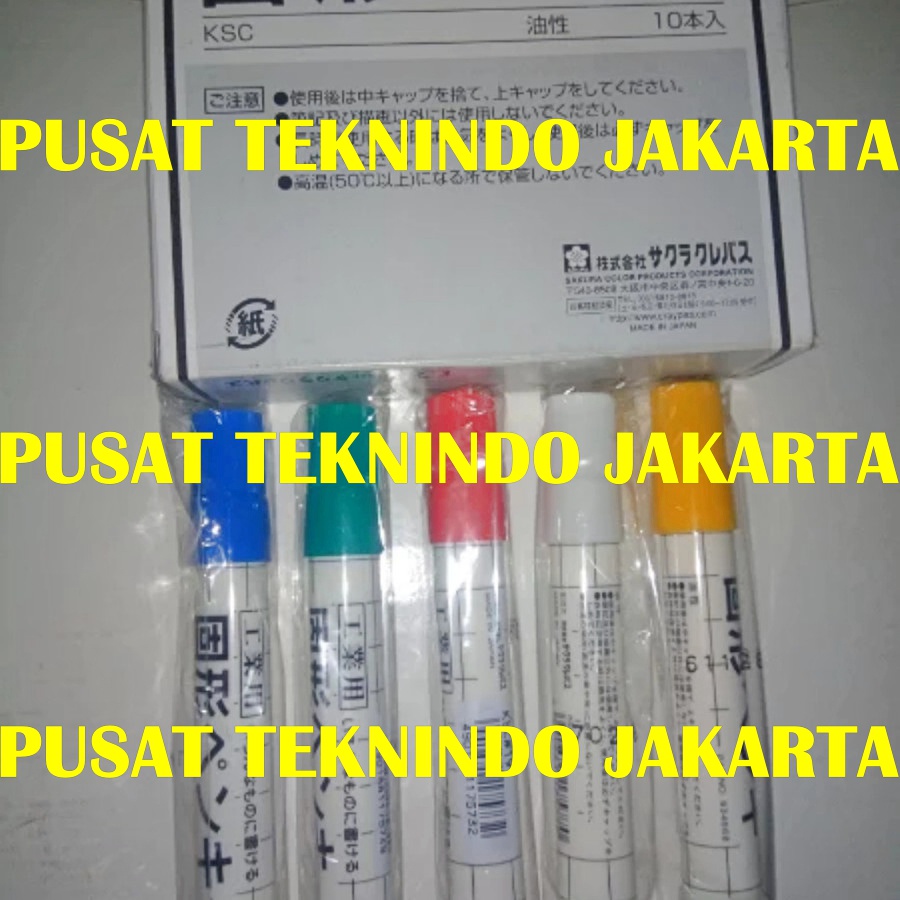 Jual SAKURA SOLID MARKER FOR STEEL / SEPIDOL PENANDA BESI PERMANEN ...