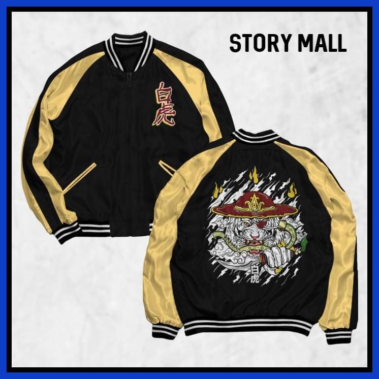 Jual JAKET SUKAJAN BYAKKO MOTIF PRIA WANITA DISTRO UNISEX JAKET BEST ...