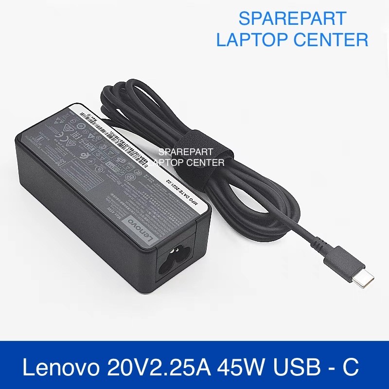 Jual Adapter Lenovo Thinkpad X1 Tablet ADLX45ULCC2A 45W Type-C | Shopee ...