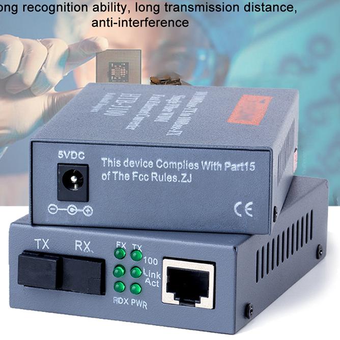 Jual HTB-3100A / B 100Mbps RJ45 Optical Media Converter fiber optik ...