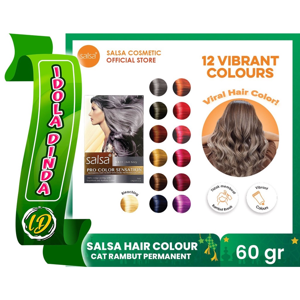 Jual SALSA PEWARNA RAMBUT / SEMIR RAMBUT / HAIR COLOR | Shopee Indonesia