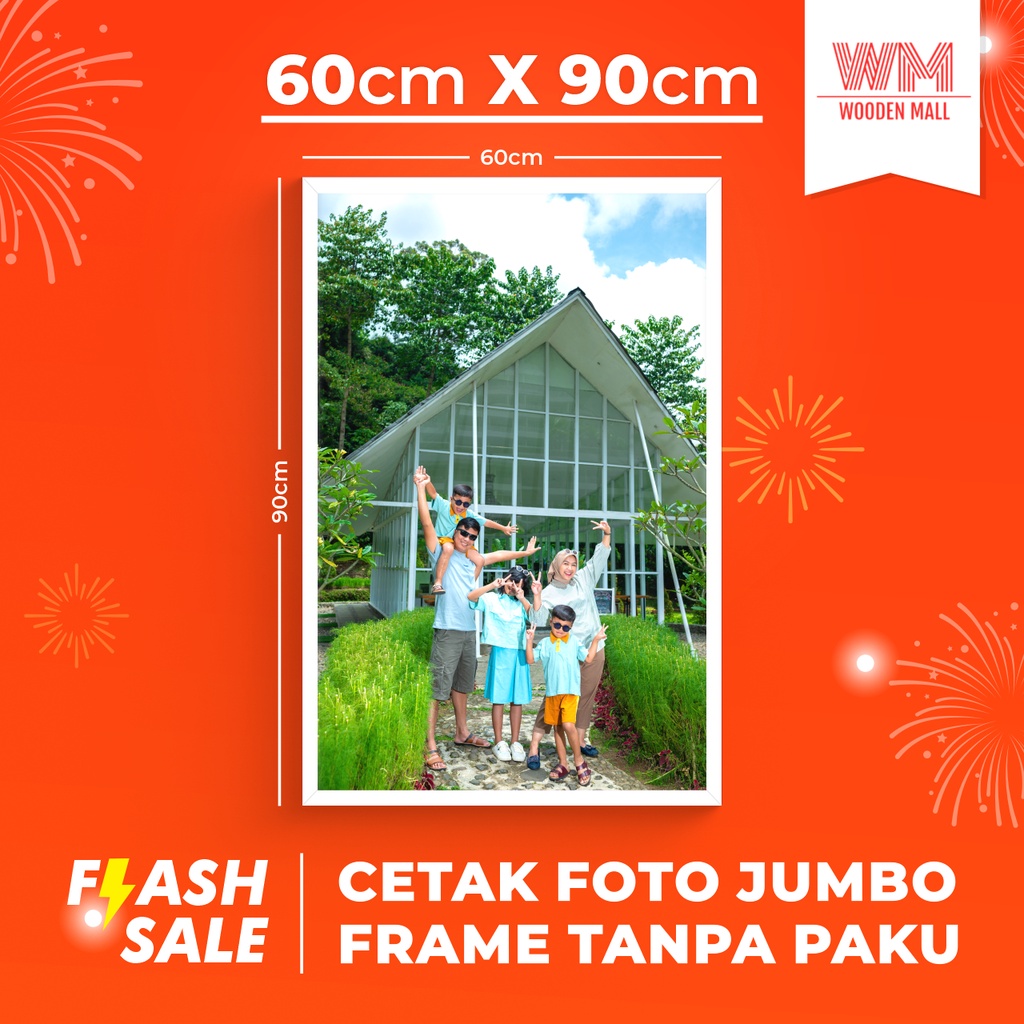 Jual CETAK FOTO + BINGKAI 24R JUMBO 60X90CM FRAME EXCLUSIVE DEKORASI ...