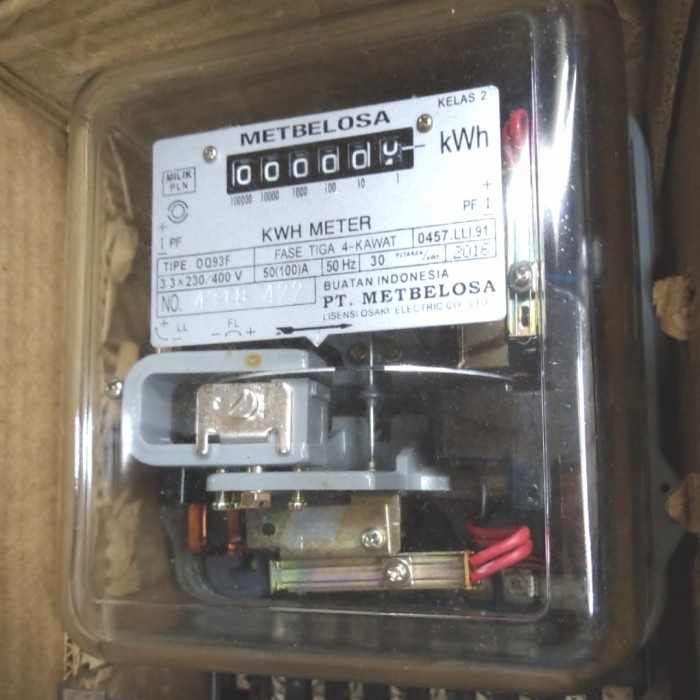 Jual Kwh Meter 3 Phase Direct 50(100)A Metbelosa + Surat Tera | Shopee Indonesia