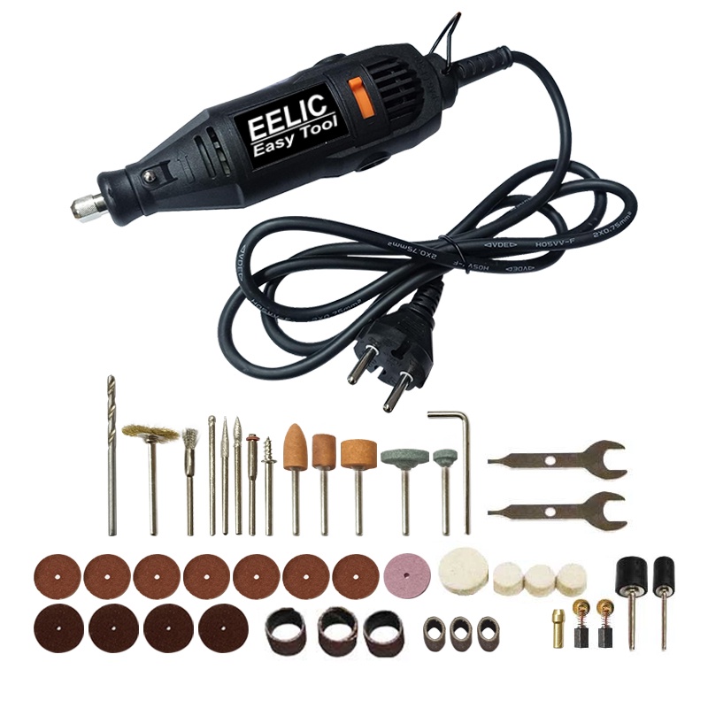 Jual EELIC MEG-J125POLOS Mesin gerinda mini set polos die grinder 3mm ...