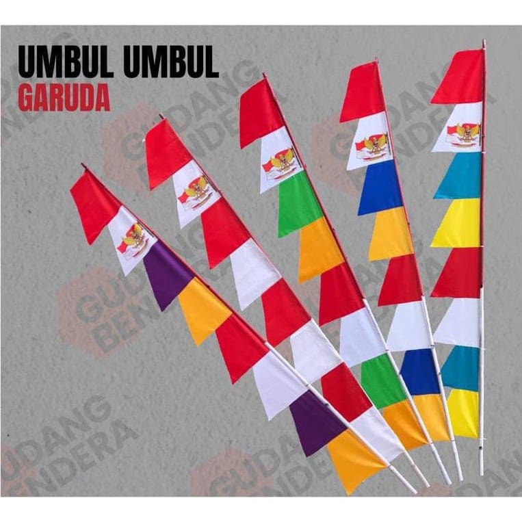 Jual BENDERA UMBUL-UMBUL WARNA WARNI/UNGU KOMBINASI | Shopee Indonesia