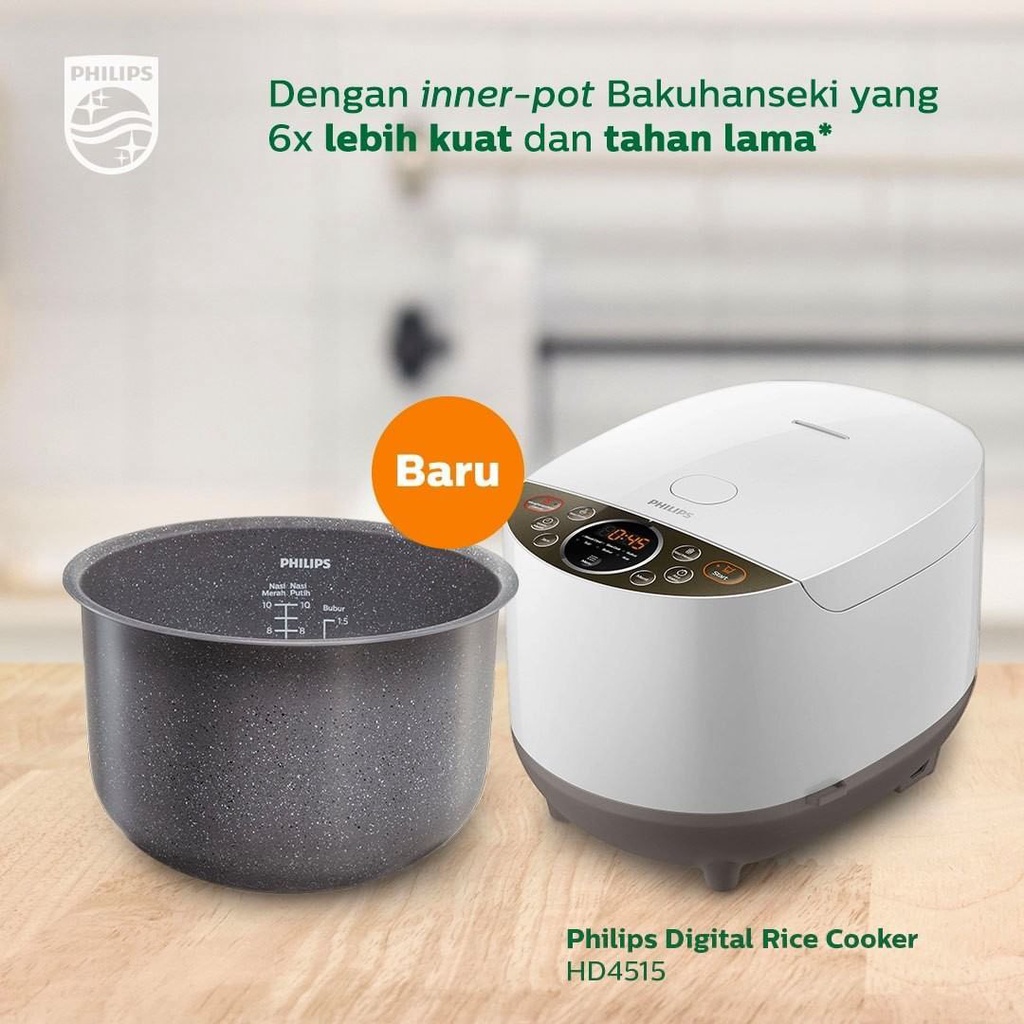 Jual RICE COOKER DIGITAL PHILIPS 8 MENU MEMASAK RICE COOKER PHILIPS ...