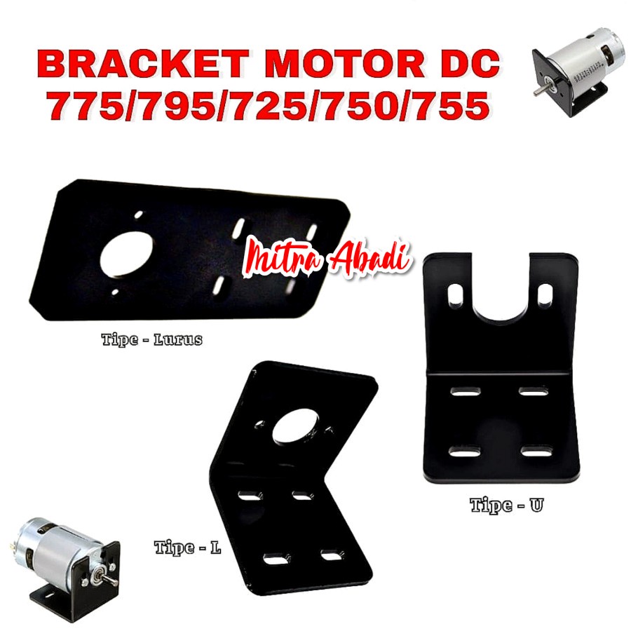Jual Bracket Motor DC 775/795/725/750/755 Dudukan Holder Dinamo ...