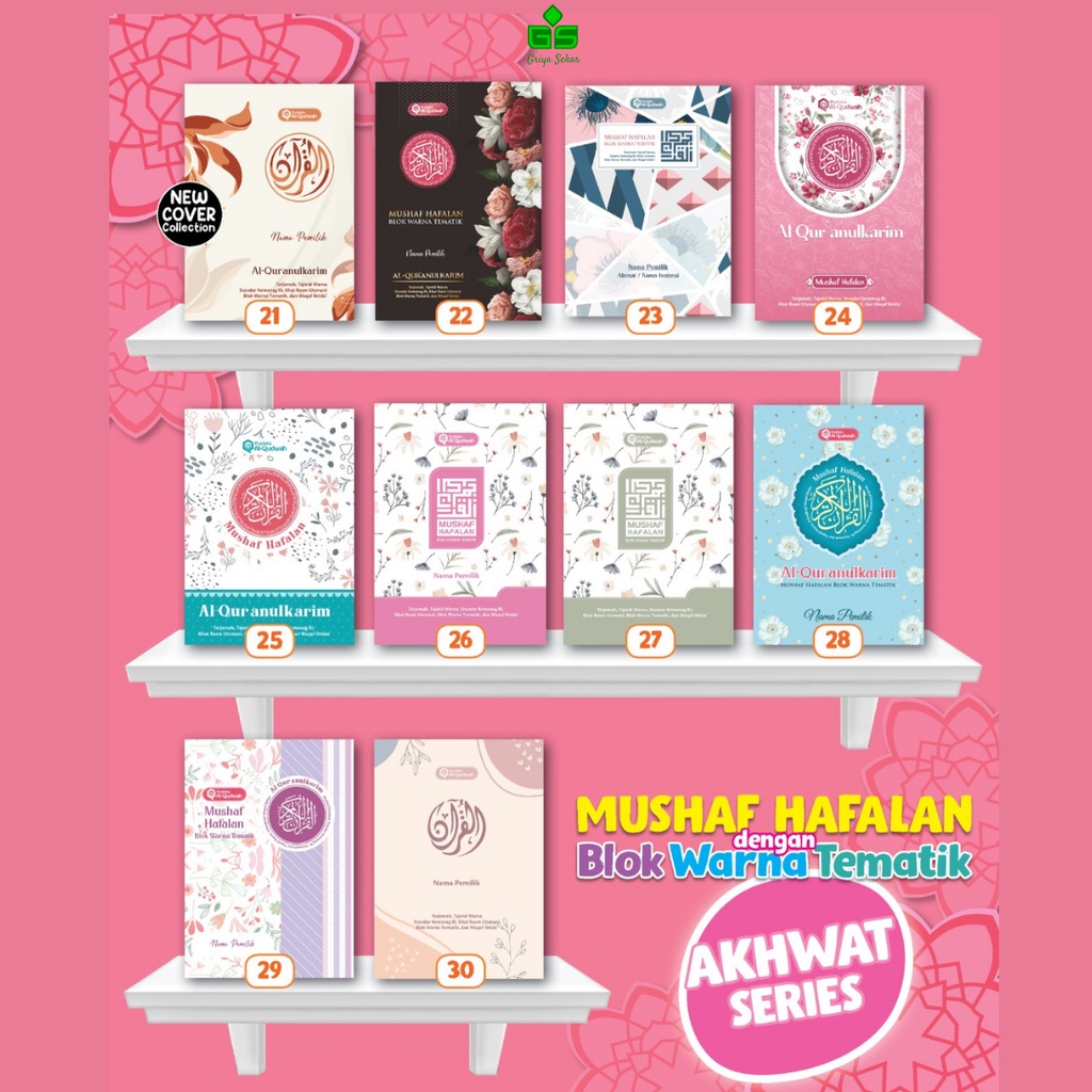 Jual Mushaf Alquran Terjemah dengan Blok Warna Tematik Custom Nama ...