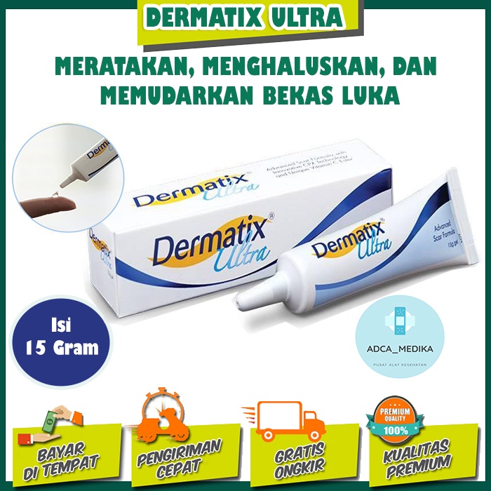 Jual DERMATIX ULTRA SALEP GEL PENGHILANG BEKAS LUKA SALEP BEKAS LUKA ...