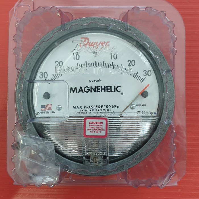 Jual Dwyer MAGNEHELIC Type 2300-60Pa 30-30PA Differential Pressure Gage | Shopee Indonesia