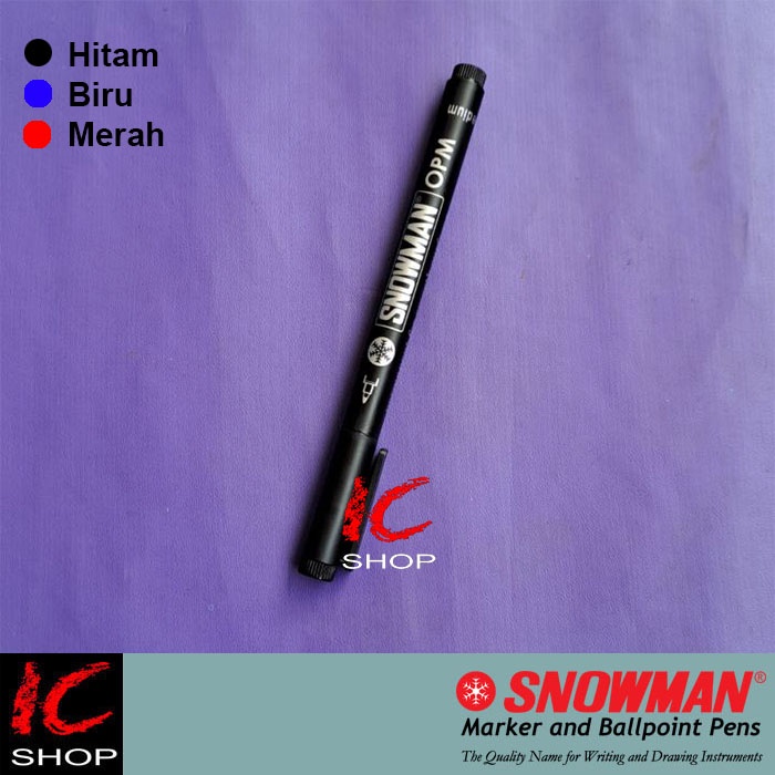 Jual Spidol Permanen OPM/OPF SNOWMAN | Shopee Indonesia