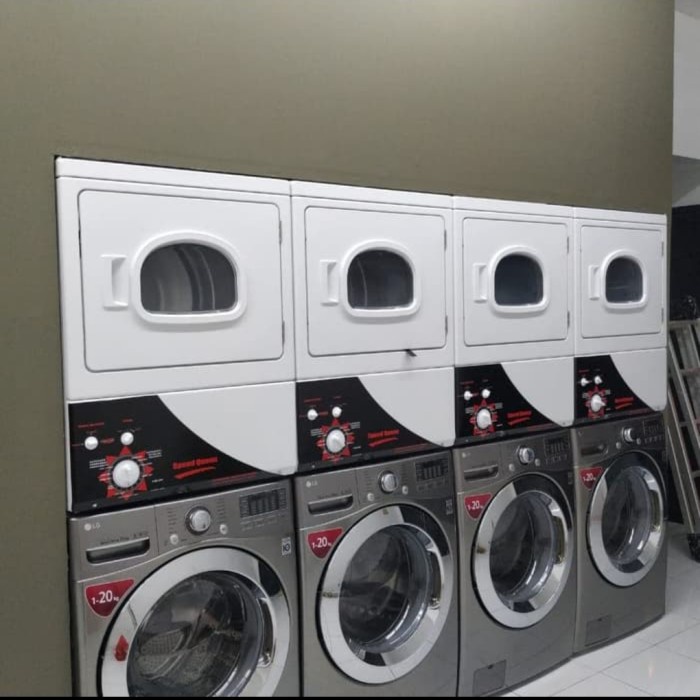 Jual Mesin Cuci LG 20kg dan Mesin Pengering Speedqueen Stack Non Coin ...