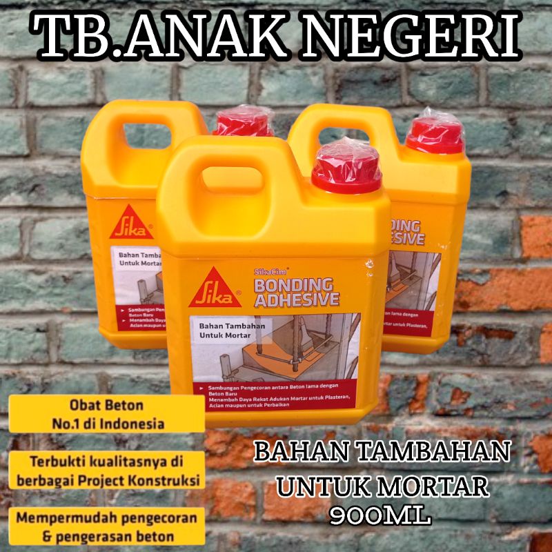 Jual LEM BETON LAMA DENGAN BARU / SIKA BONDING ADHESIVE 900 ML | Shopee ...