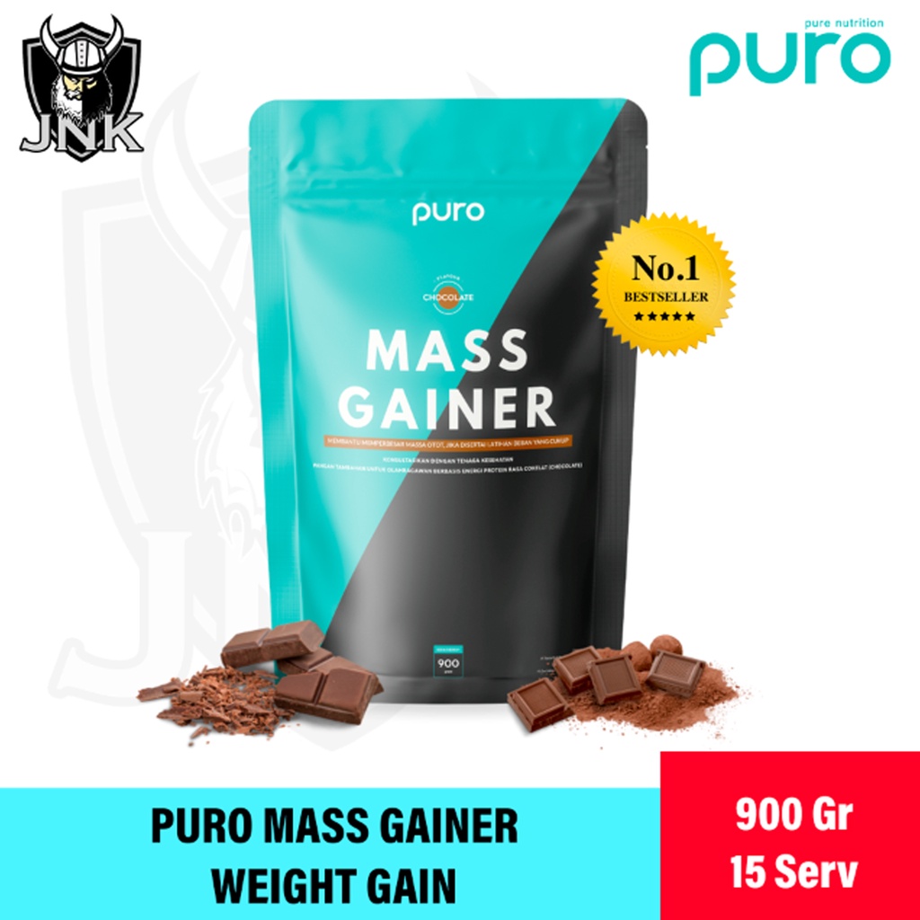 Jual PURO MASS GAINER 900gr | Whey Protein Weight Gain Nambah Berat ...
