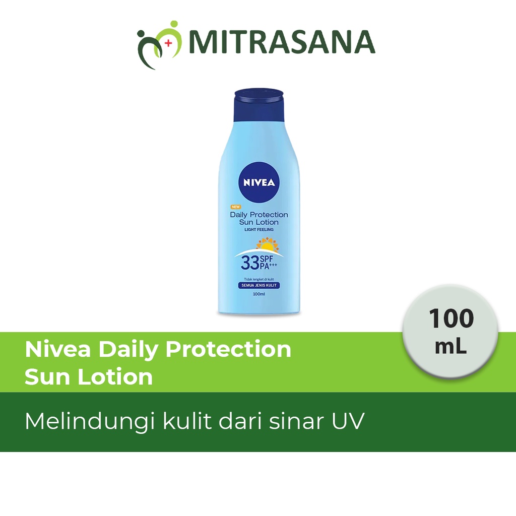 Jual Nivea SUN Lotion -DAILY SPF 33 100ML - Lotion | Shopee Indonesia