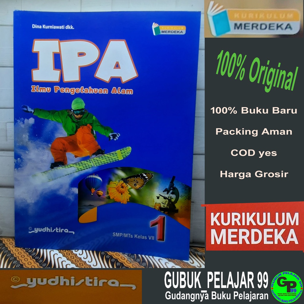 Jual Buku Siswa ILMU PENGETAHUAN ALAM (IPA) 1 Kelas 7/ VII Untuk SMP/MTs KURIKULUM MERDEKA ...