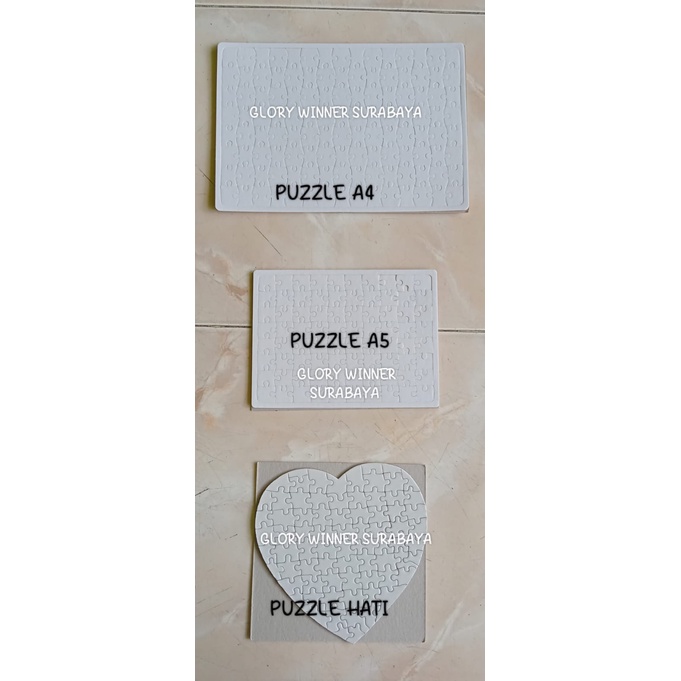 Jual PUZZLE SUBLIM SABLON SIAP PRESS COCOK UNTUK SOUVENIR DAN MAINAN ...