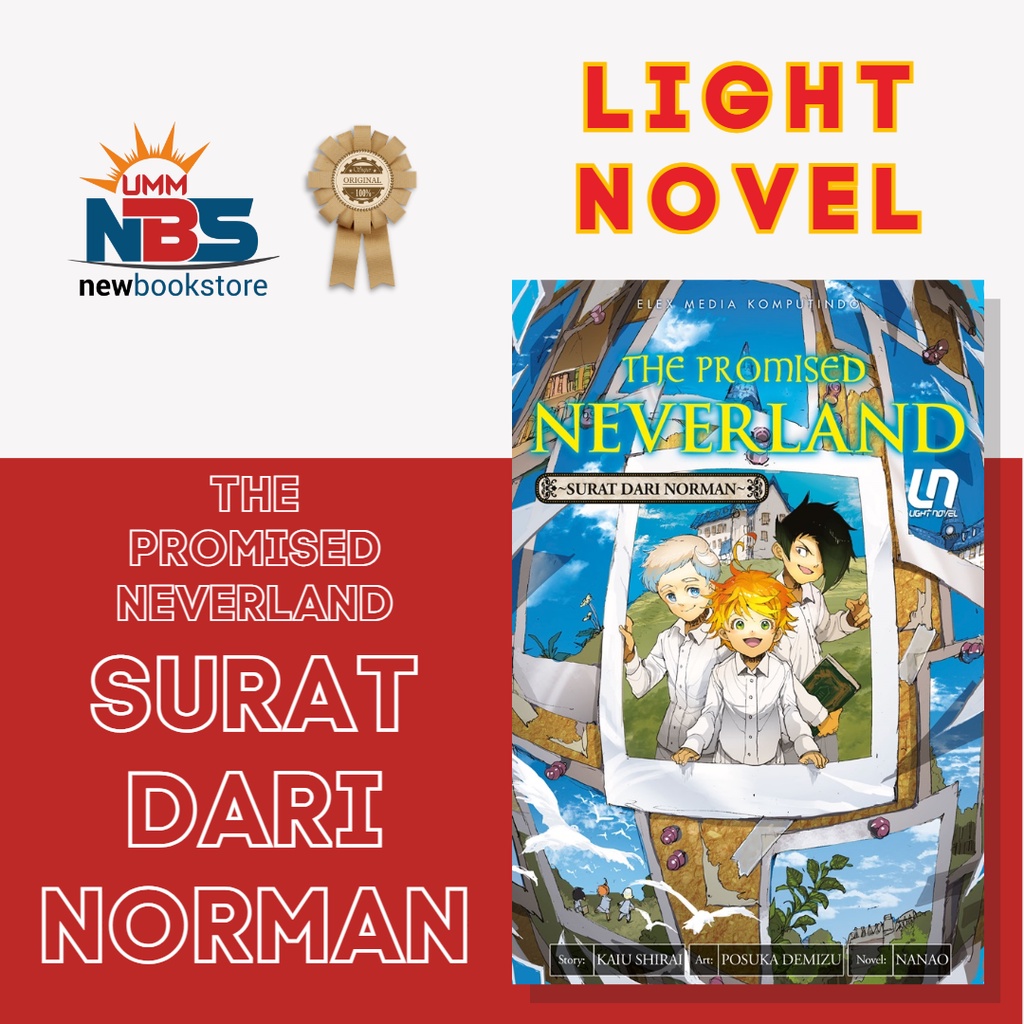 Jual Light Novel : The Promised Neverland Surat dari Norman - Kaiu Shirai, Posuka Demizu ...