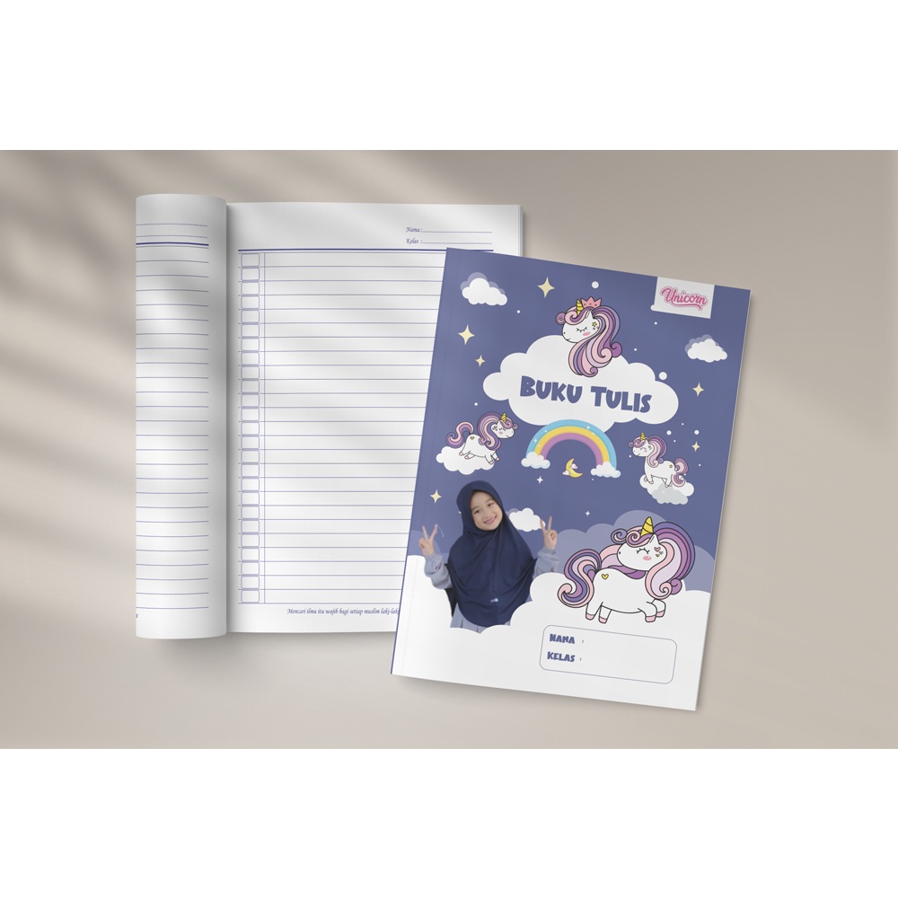 Jual Buku Tulis Sekolah Custom Desain | Shopee Indonesia
