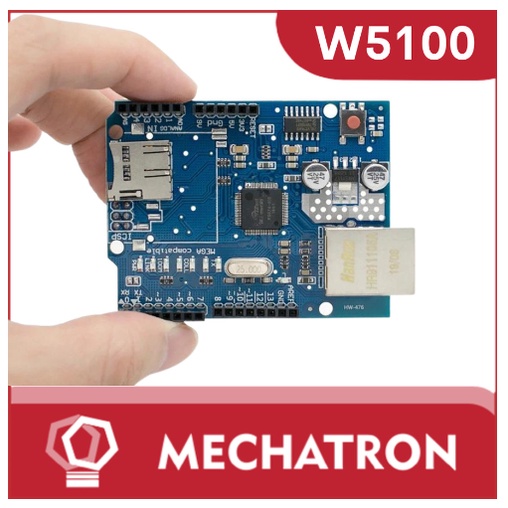 Jual W5100 Ethernet Shield Module for Arduino Uno Lan Micro Sd Slot ...