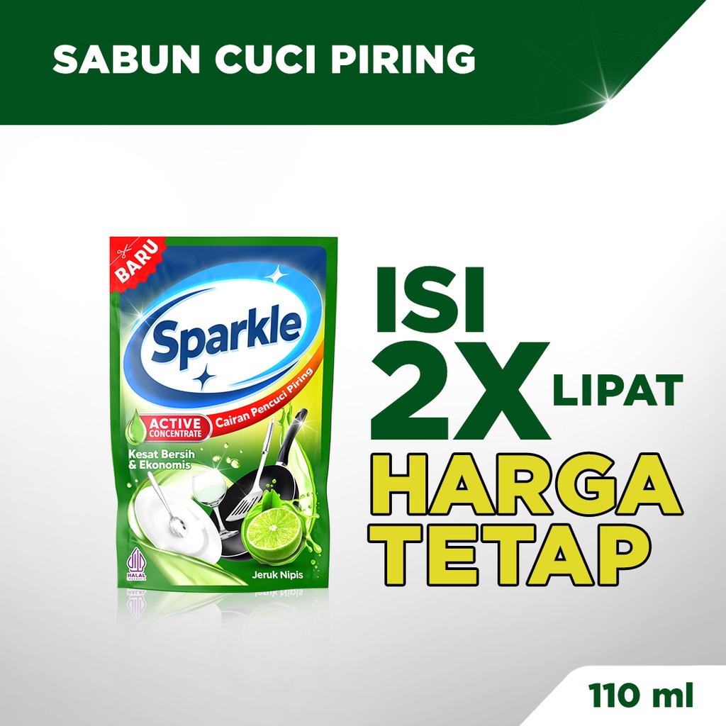 Jual Sparkle Sabun Cuci Piring Jeruk Nipis 110 ml | Shopee Indonesia
